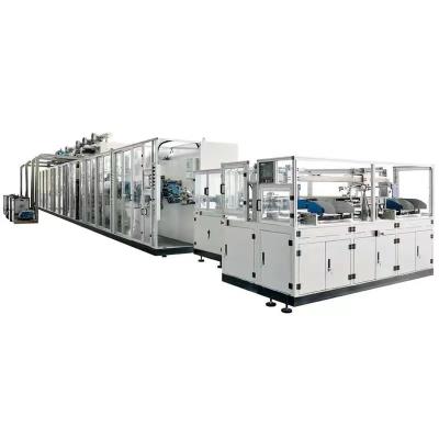 China Used Baby Diaper Machine Used Economic Cheap Baby Diaper Production Making Machine for sale