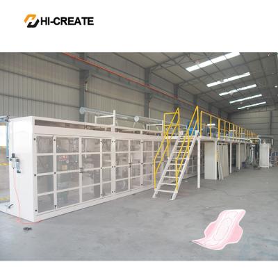 China Semi Automatic Sanitary Pad Making Machine for sale