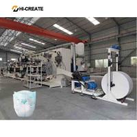 China Factory price servo baby adult diapers manufacturing machine diaper production line for sale