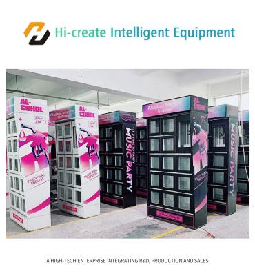 China Hot Sale Refrigerated automatic drinks snacks combo vending machine for sale