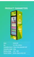 China Hot Sale Refrigerated automatic drinks snacks combo vending machine for sale