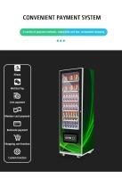 China Snack sandwich automatic refrigerator vending machine coffee and tea for sale