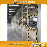 China Servo Motors Used Baby Diaper Machine 400 Pcs/Min Speed for sale