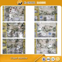 China Web Wheel Molding Diaper Manufacturing Machine 400pcs/Min for sale