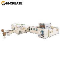 China Kitchen Towel Paper Roll Tissue Converting Rewinder Machine for sale