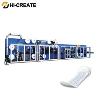 China CE 400pcs/Min Semi Servo Sanitary Napkin Machine for sale