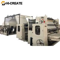 China Z Folding 4 Lanes 6400 Sheets/Min Tissue Manufacturing Machine for sale