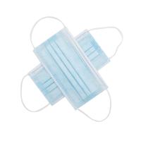 China 3 Ply 17.5cm Face Mask With Elastic Ear Loop for sale