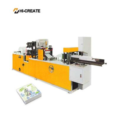 China Automatic Paper Napkin Manufacturing Machine 500 - 600 Pcs/Min for sale