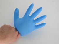 China Jubao Examination AQL2.5 Disposable Nitrile Glove for sale