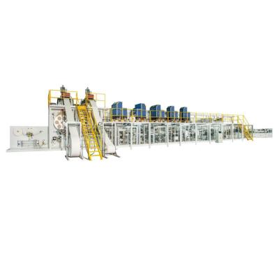 China Automatic Diaper Lady's Sanitary Pad Napkin Making Machine for sale