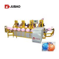 China 1500pcs/Hr 6pcs Heads 150x200mm Balloon Screen Printing Machine for sale