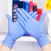 China Oil Resistance Disposable Nitrile Glove Working Protective Gloves for sale