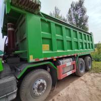 China 6X4 Sinotruk Dump Truck Chassis Heavy Duty Carbon Steel Cargo Box Engine Capacity 4-6L for sale