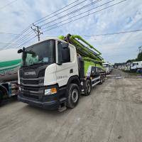 China Front Lifting Style Sinotruk Chassis Pump Trucks Load Capacity 21-30t Seats ≤5 for sale