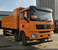 China Customized Color 6X4 Dump Truck Hydraulic Power Assist and Carbon Steel Cargo Box Material for sale