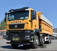 China Sinotruk Chassis Heavy Lorry Front Lifting Dump Tipper Truck with Manual Transmission for sale