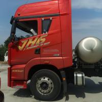 China Carbon Steel Cargo Box FAW Jh6 LNG Heavy Duty 530HP Tractor Truck with Air Suspension Seat for sale