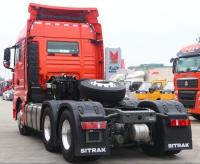 China Manual Transmission Type Gas Tractor in Nigeria Sinotruk Shandeka 6X4 Used Sitrak CNG for sale