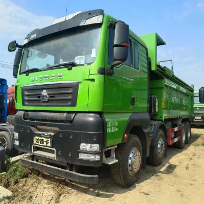 China Sinotruk Dump Truck Chassis Carbon Steel Cargo Box Material and Euro 3 Emission Standard for sale
