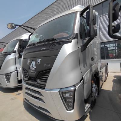 China Second Hand Sinotruk Huanghe/ HOWO/ Shacman Towing Semi Trailer Transport Cargo Truck for sale