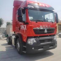 China Tubeless Tire Design 400hptx7 HOWO Tipper Trailer Truck with Carbon Steel Cargo Box for sale