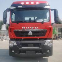 China Tubeless Tire Design 400hptx7 HOWO Tipper Trailer Truck with Carbon Steel Cargo Box for sale