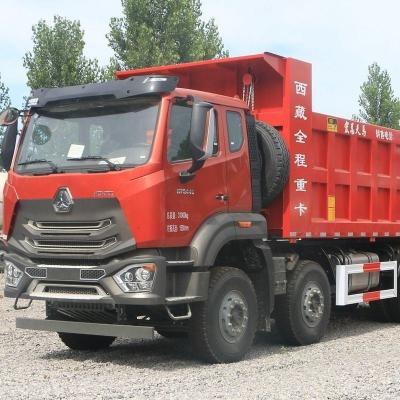 China High Horsepower 8x4 Dump Truck with Sinotruk Chassis and Hydraulic Power Steering for sale