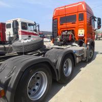 China 6×4 Drive Wheel Manual Transmission Haowo Heavy Duty Tractor Truck with Air Suspension for sale