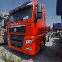 China Towing Semi Trailer with Shacman 6X4 Heavy Duty Tractor Tipper and 1000L Fuel Tank for sale