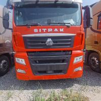 China Towing Semi Trailer with Shacman 6X4 Heavy Duty Tractor Tipper and 1000L Fuel Tank for sale