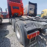 China Towing Semi Trailer with Shacman 6X4 Heavy Duty Tractor Tipper and 1000L Fuel Tank for sale