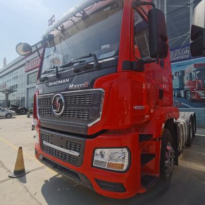 China 400L Fuel Tank Shacman Tractor Truck with Manual Transmission and Air Suspension Seat for sale