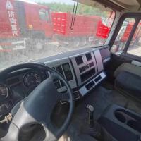 China Durable Sinotruk Dump Truck with Hydraulic Steering and Tyres Carbon Steel Cargo Box for sale