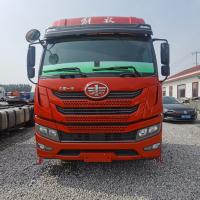 China Manual Transmission Type 600L Fuel Capacity Heavy Duty Tractor with Towing Semi Trailer for sale