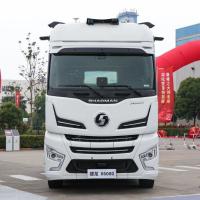 China 600L Fuel Tank Tractor Truck with Air Suspension Driver Seat and ＞8L Engine Capacity for sale