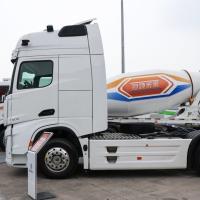 China 600L Fuel Tank Tractor Truck with Air Suspension Driver Seat and ＞8L Engine Capacity for sale