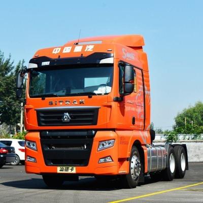 China Air Suspension Seat Equipped HOWO Heavy Duty CNG Tractor Truck for Semi Trailer Transport for sale