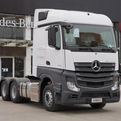 China 580 Horsepower Mercedes Benz Heavy Truck Diesel Tractor Truck with Tubeless Tire Design for sale