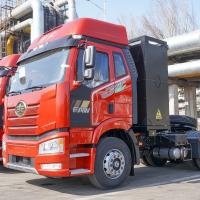China FAW Jiefang J6p Heavy Truck 6X4 Pure Electric Exchange Tractor with 12 Manual Gear for sale