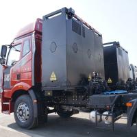 China 7.36m*2.55m*4m Size FAW Jiefang J6p 6X4 Pure Electric Exchange Tractor 460HP Euro 3 for sale