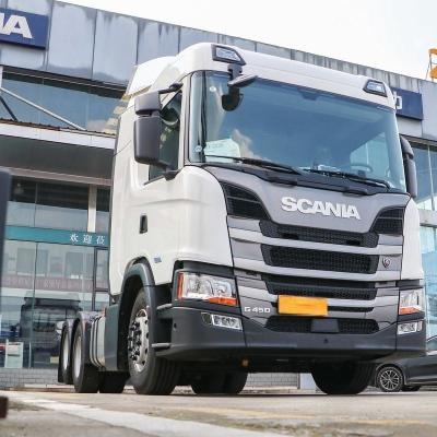 China 8700.000kg Scania National VI 450 HP G-Series 6X2r Tractor Model with Manual Transmission for sale
