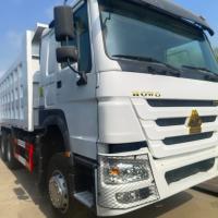 China Used HOWO Dump Truck Carbon Steel Cargo Box Material and Estimated Shipping Time for sale