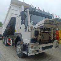 China Robust Used Dump Truck with Hydraulic Steering and Manual Transmission at Affordable for sale