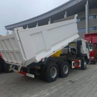 China Robust Used Dump Truck with Hydraulic Steering and Manual Transmission at Affordable for sale