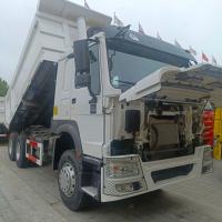 China Manual Transmission Dump Truck with Tyres and Hydraulic Power Assistance Steering for sale