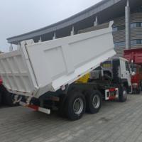 China Manual Transmission Dump Truck with Tyres and Hydraulic Power Assistance Steering for sale
