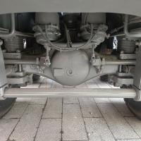 China Manual Transmission Dump Truck with Tyres and Hydraulic Power Assistance Steering for sale