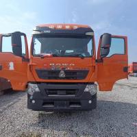 China US Currency HOWO Tipper Trailer Truck with 400L Fuel Tank and Air Suspension Seat for sale