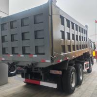 China 371HP HOWO Diesel Heavy Duty Self Dumping Transport Truck with Hydraulic Steering for sale